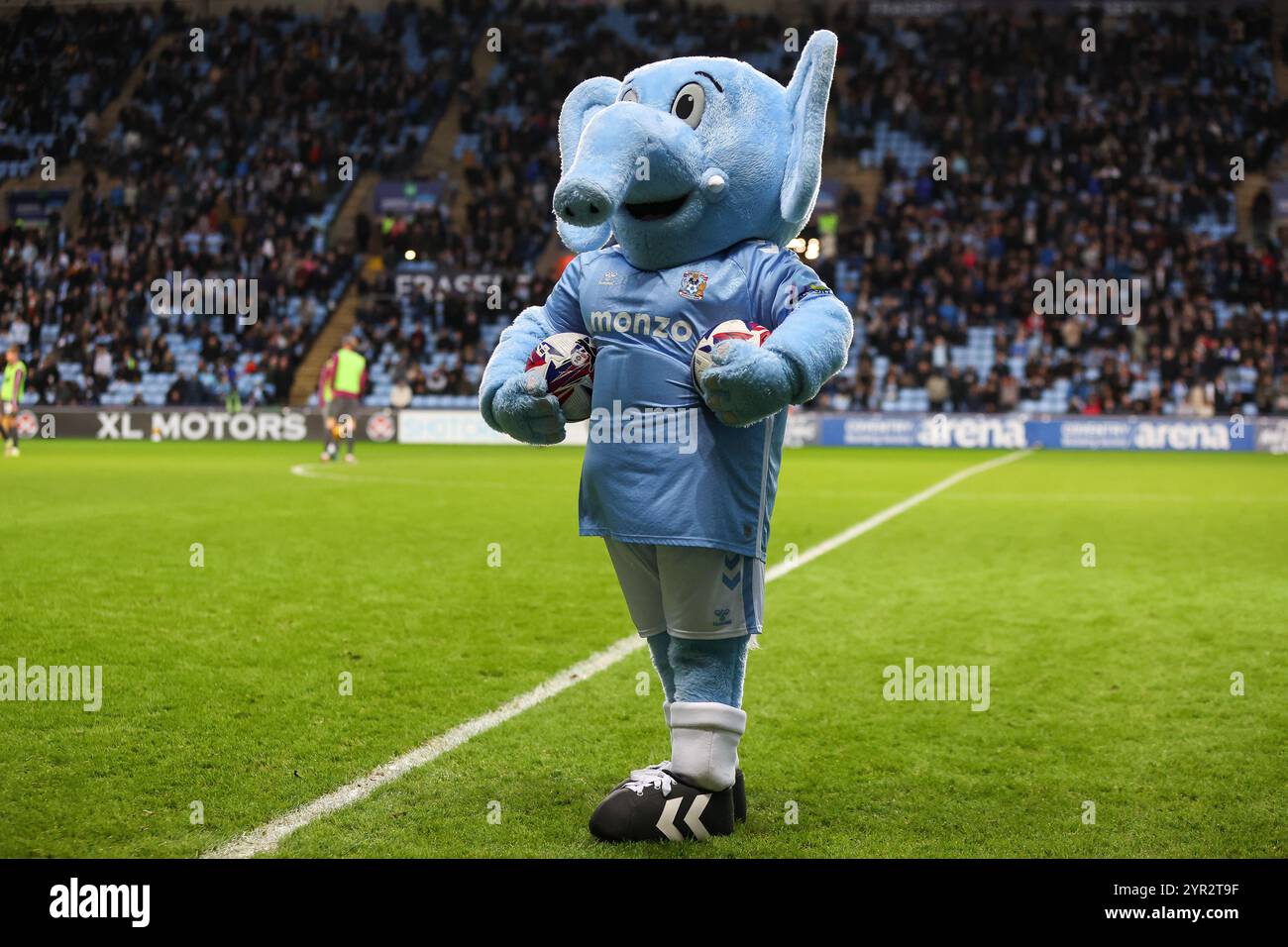 Coventry City mascot Sam during the Sky Bet Championship match at the ...