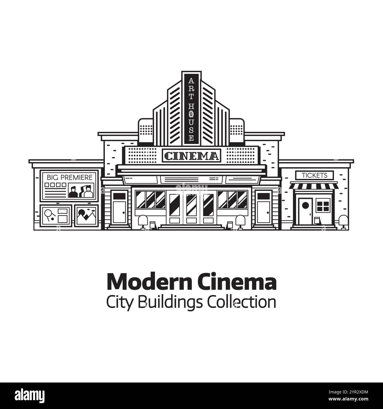 Movie theater building hi-res stock photography and images - Alamy