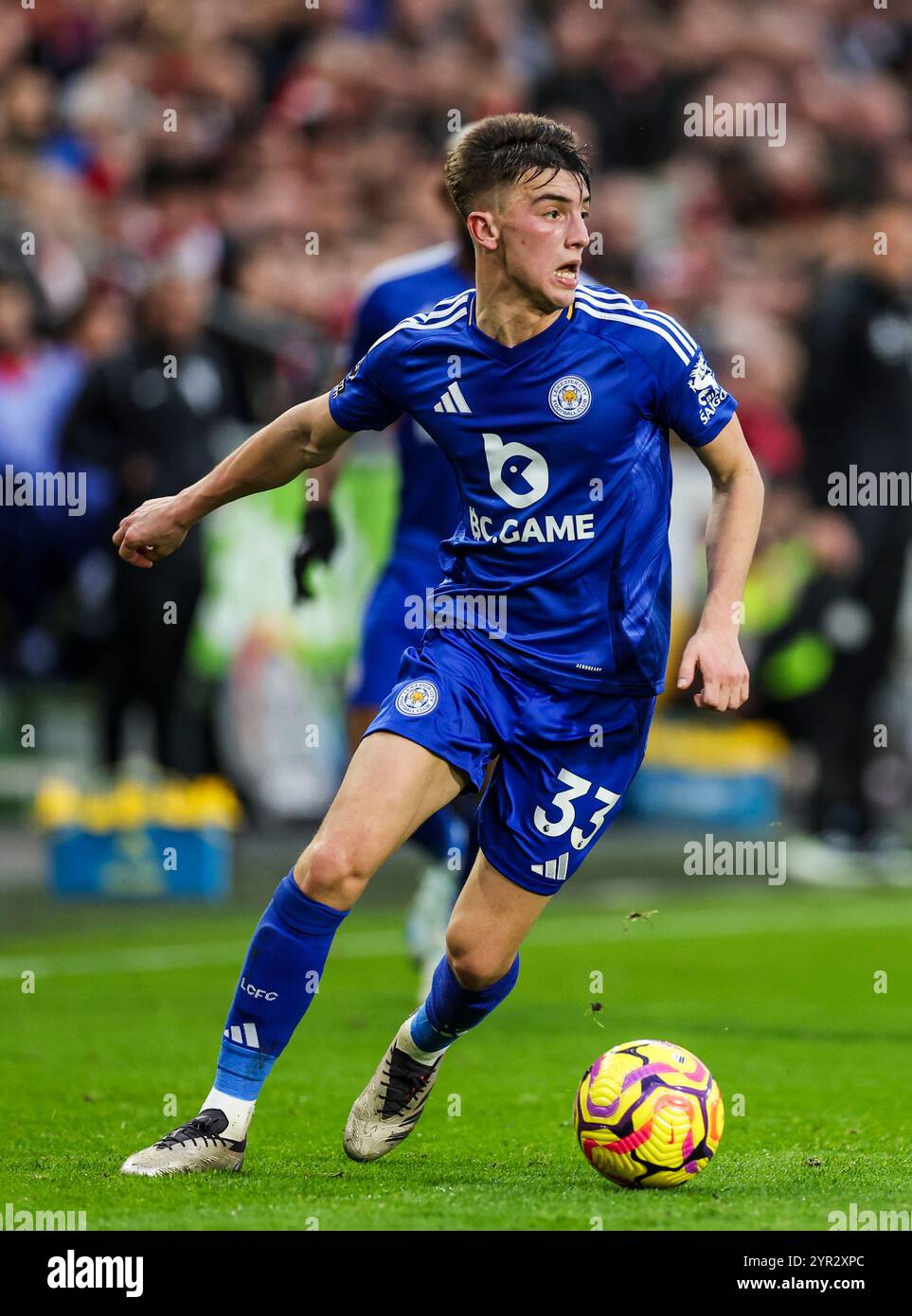 Leicester City's Luke Thomas in action during the Premier League match ...