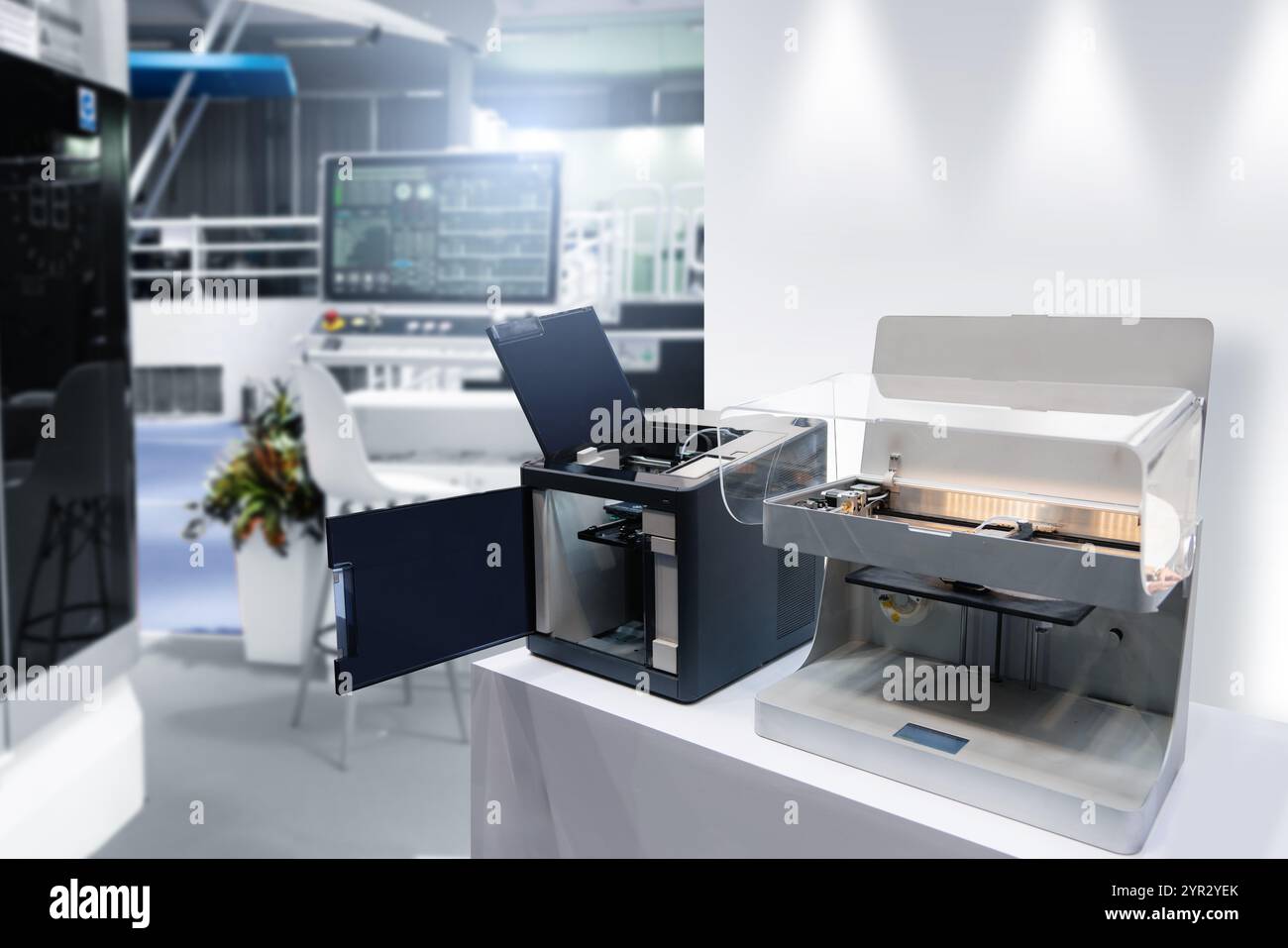 3D ptinters in the laboratory. 3D printing technology Stock Photo - Alamy