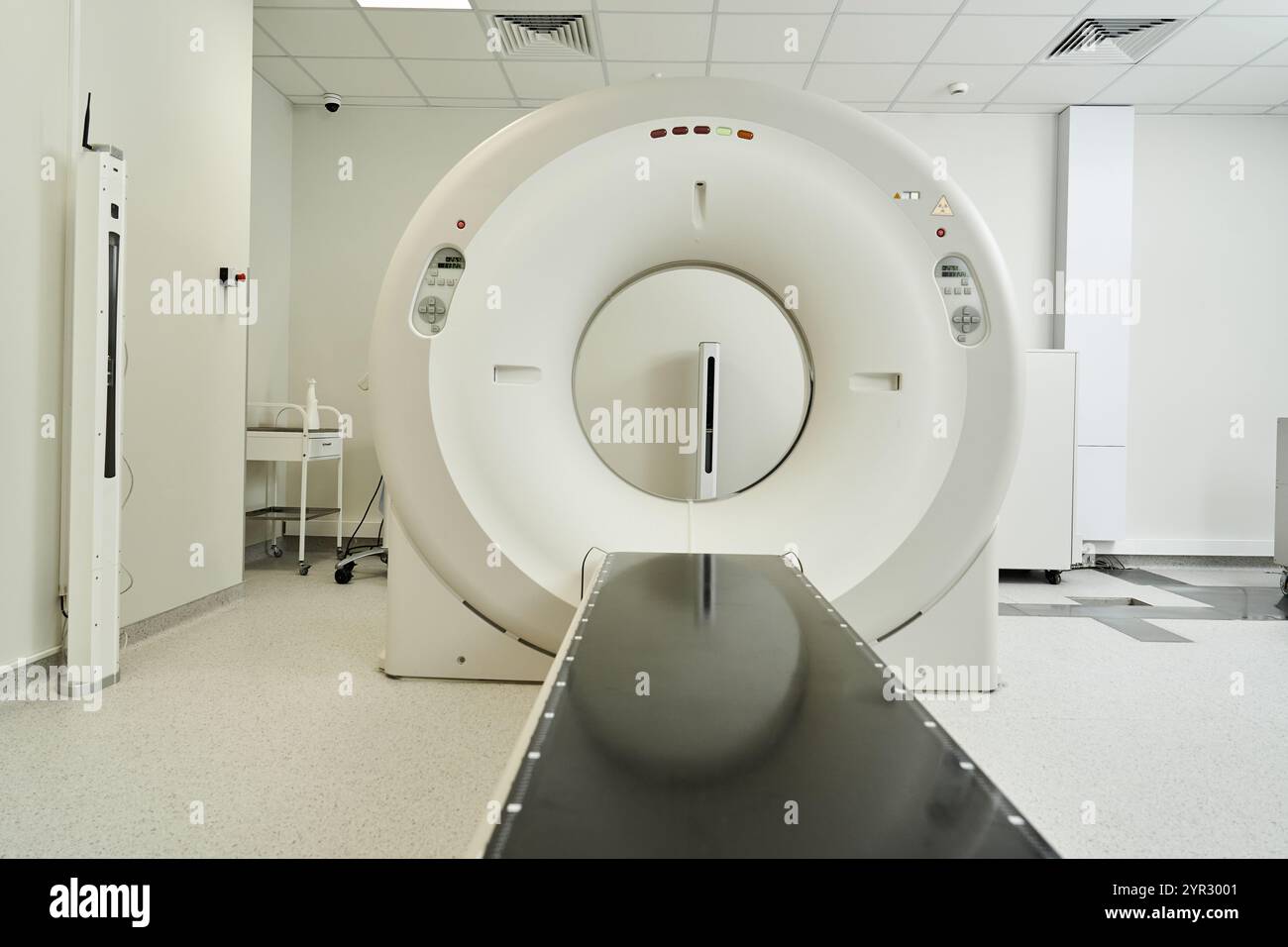 A top-notch MRI machine is ready in the radiology department for ...