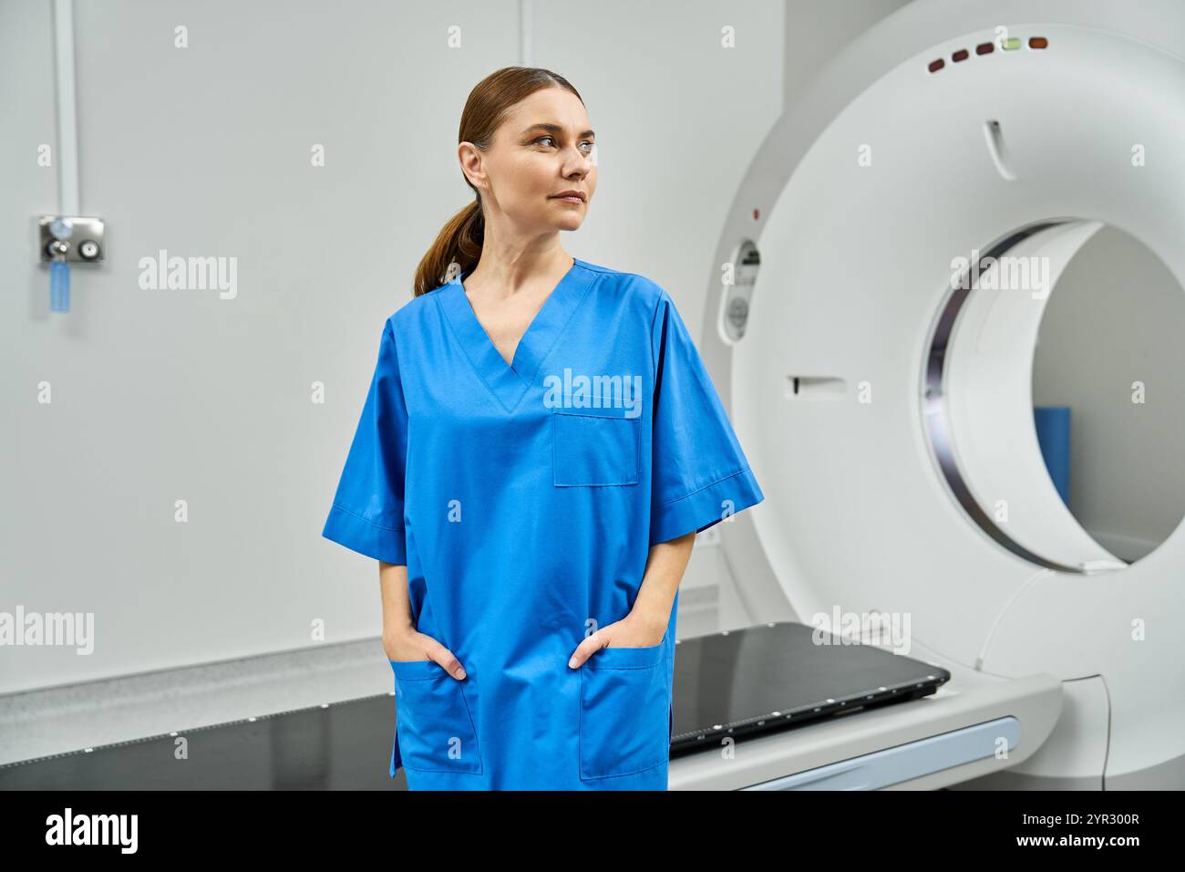 Attractive female physician hands hi-res stock photography and images ...