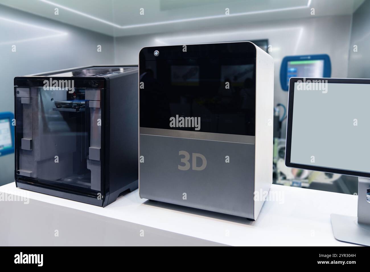3D ptinters in the laboratory. 3D printing technology Stock Photo - Alamy