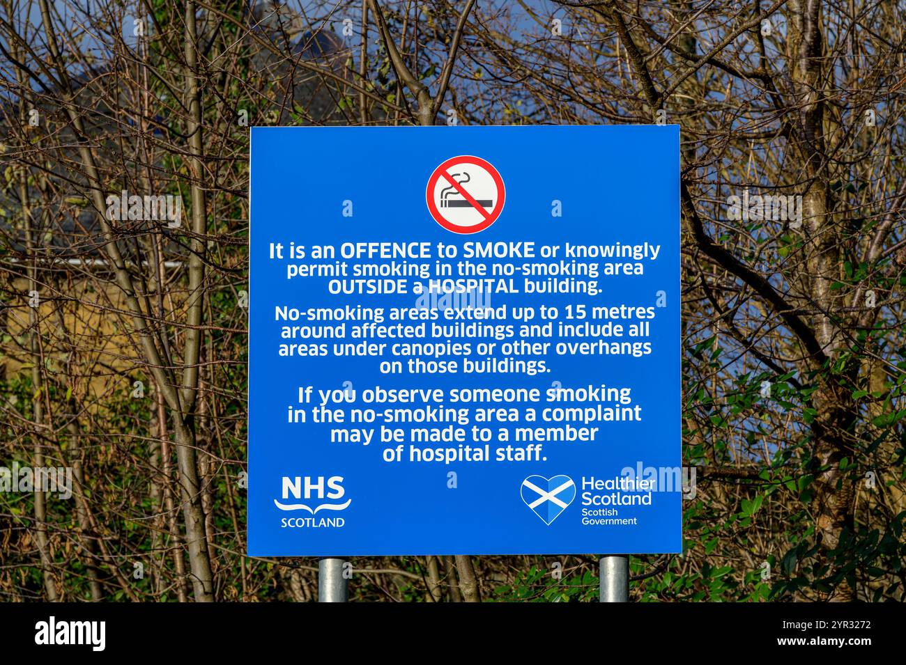 No smoking sign hospital hi-res stock photography and images - Alamy