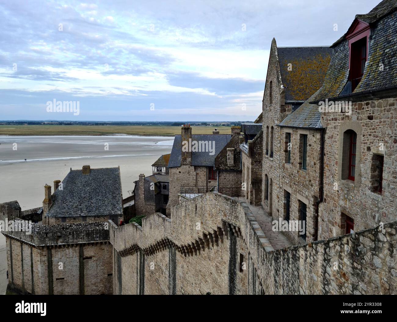 Mont Saint-Michel lies between Normandy and Brittany and is known for ...