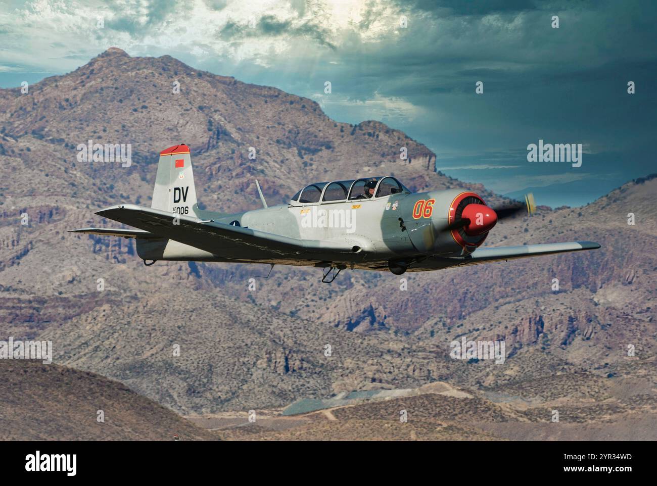 Chinese Nanchuang CJ-6 Principle Chinese Air Force trainer at the ...