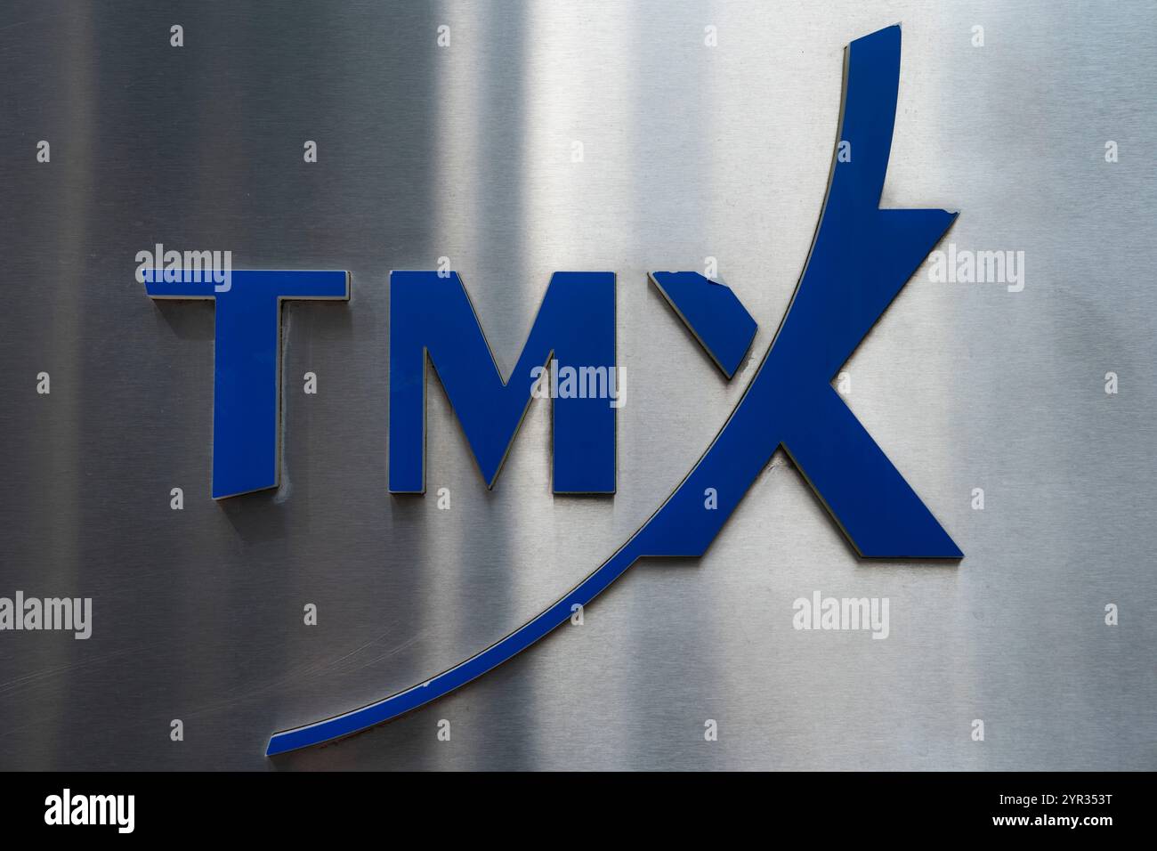 Toronto, Canada. 09th Sep, 2024. The TMX logo is shown in Toronto ...
