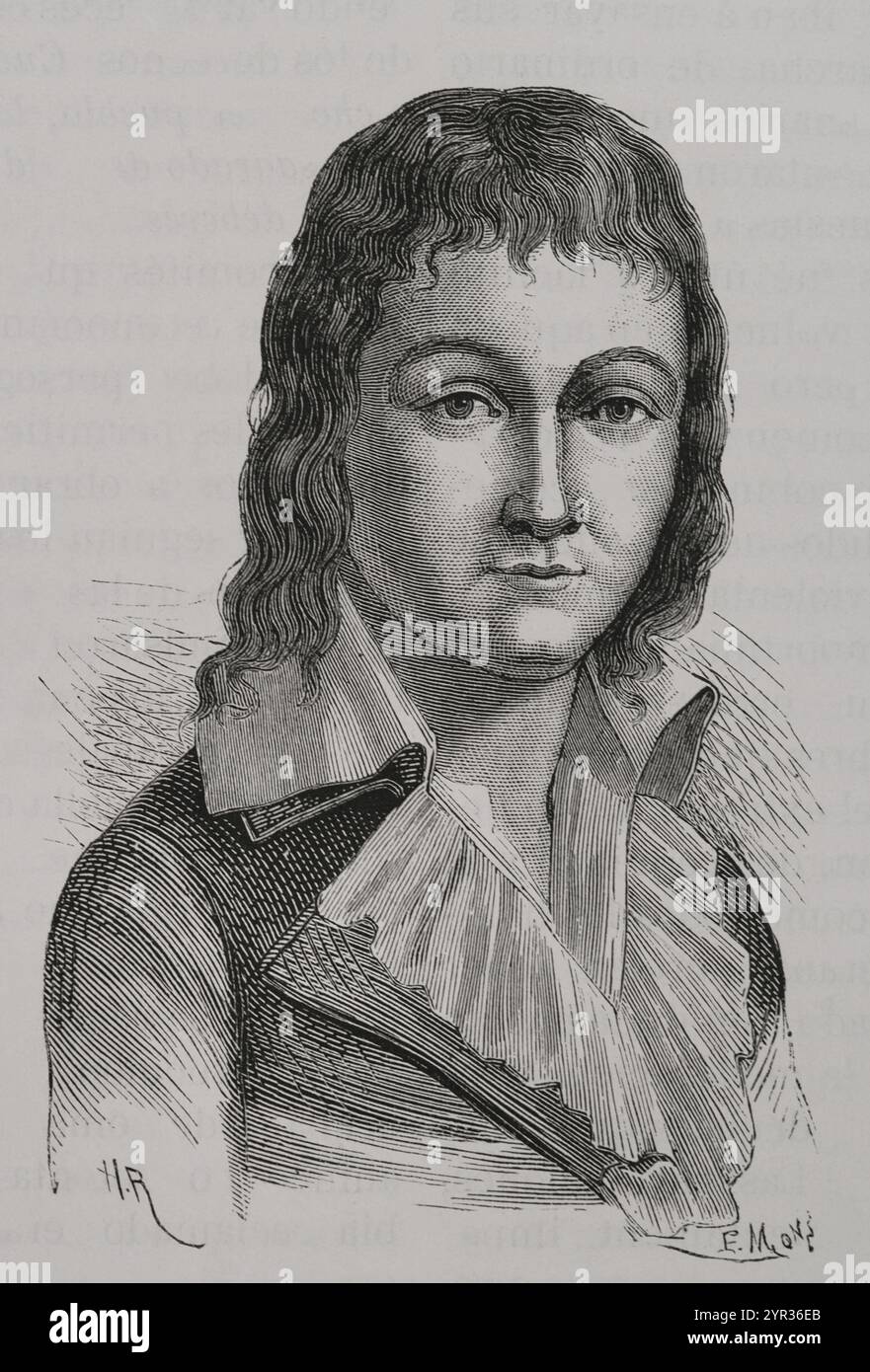 Louis XVII (Louis Charles) (1785-1795). Claimant King of France. He ...