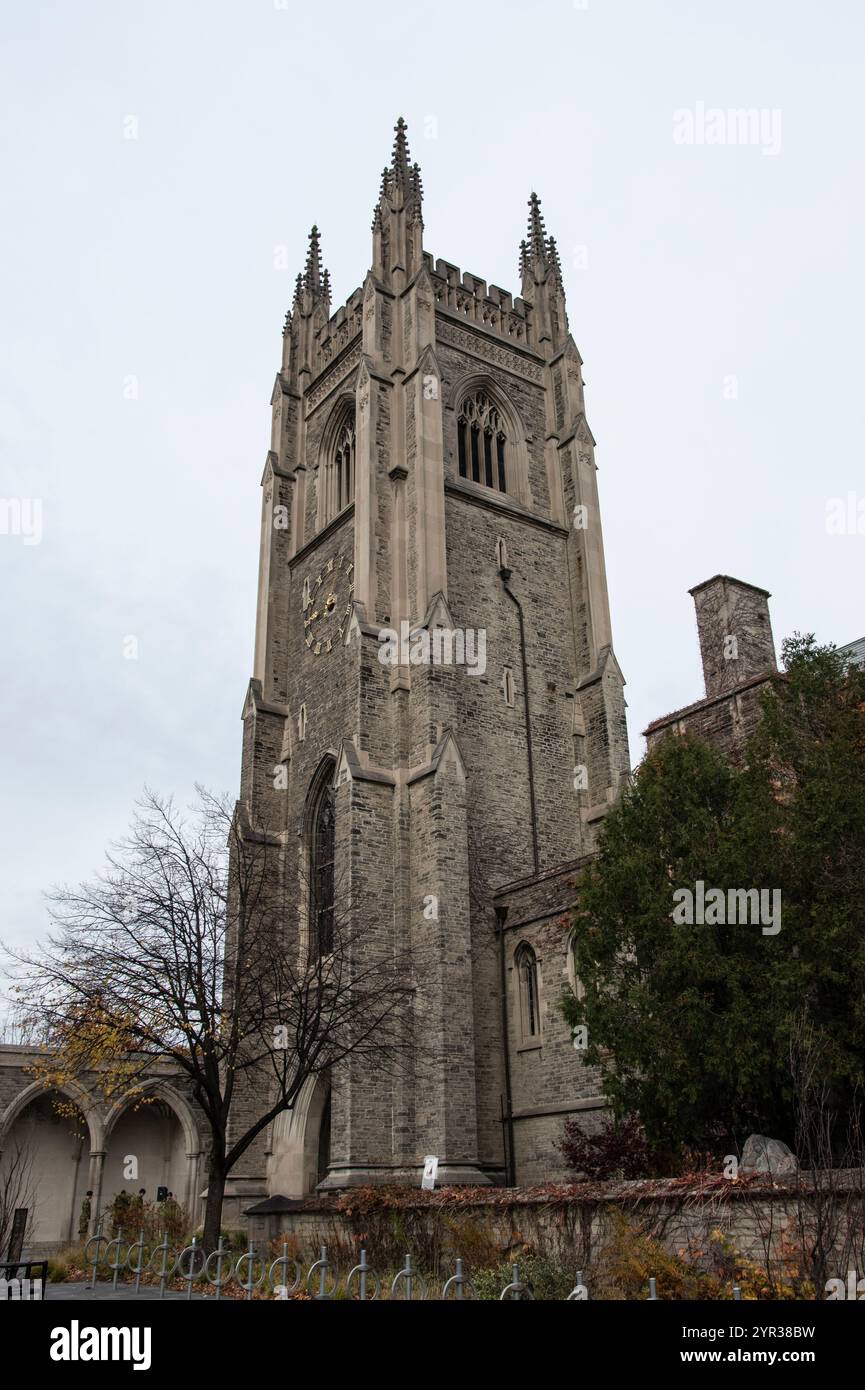 Hart House tower at the University of Toronto in downtown Toronto ...