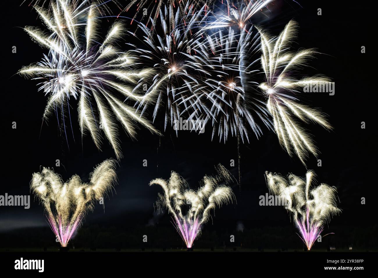 Spectacular Fireworks UK Festival of Fireworks HC Pyrotechnics Stock ...