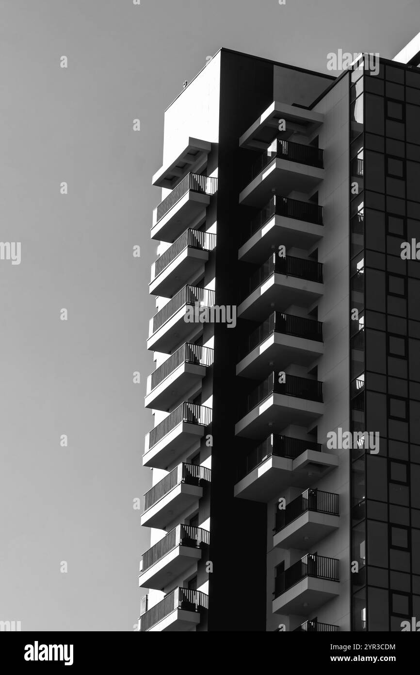 Elevated Simplicity: The Art of Urban Minimalism Architecture Stock ...