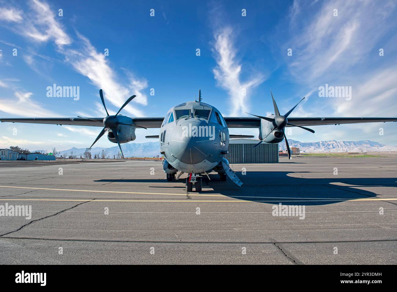US Army Alenia C-27 Spartan transport plane at the Safford Air Show in ...