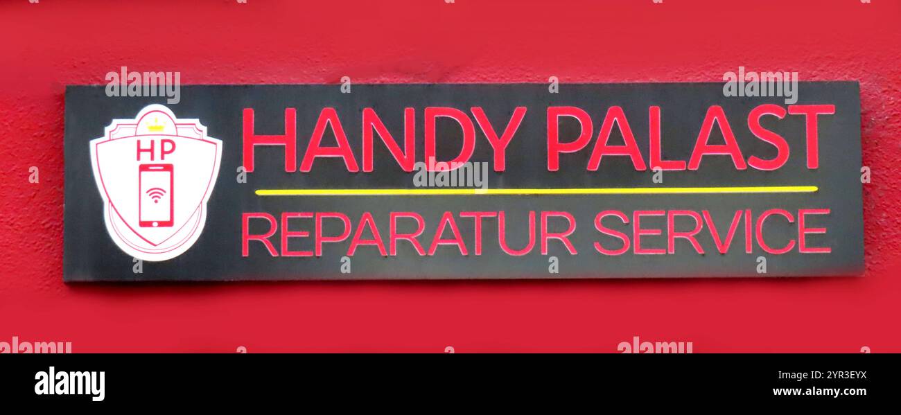 originelles Geschaefts- und Werbelogo...reparieren statt eliminieren ...