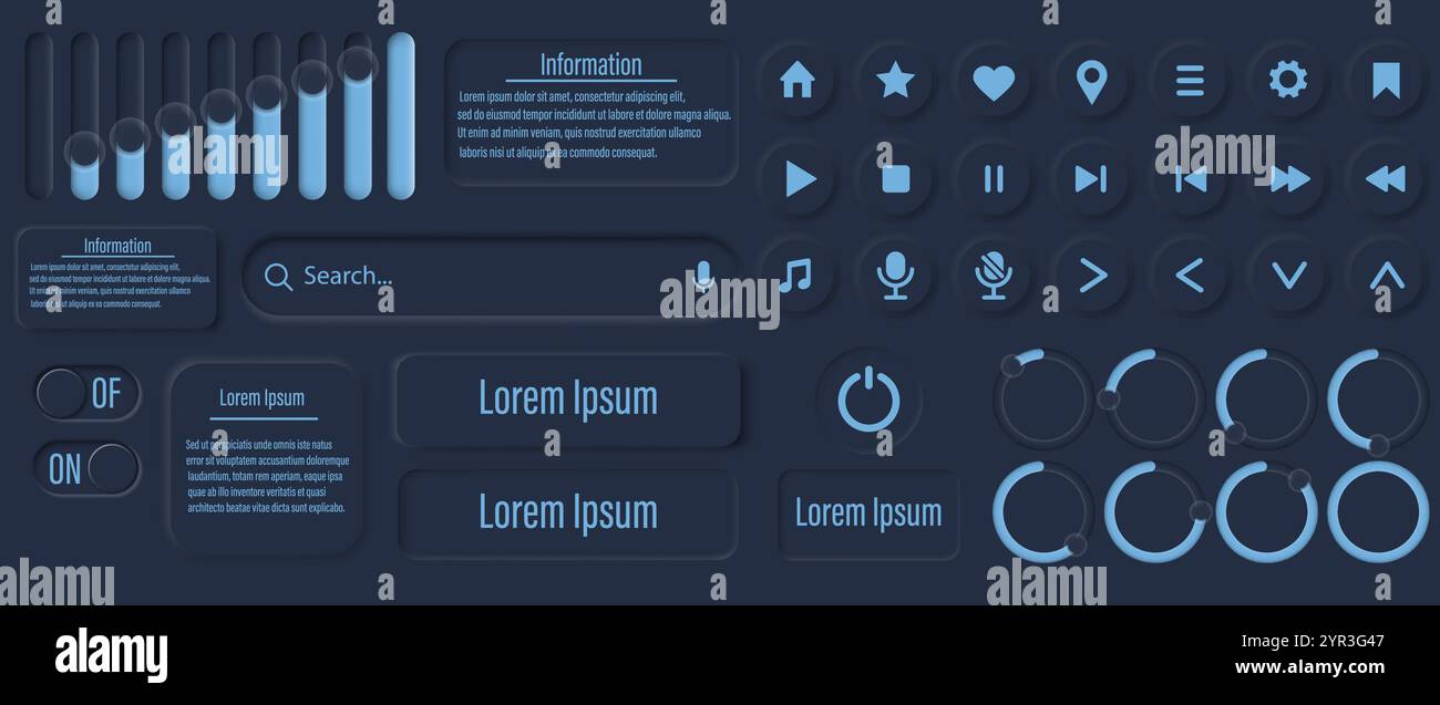 This is a remarkable collection of sleek user interface components and ...