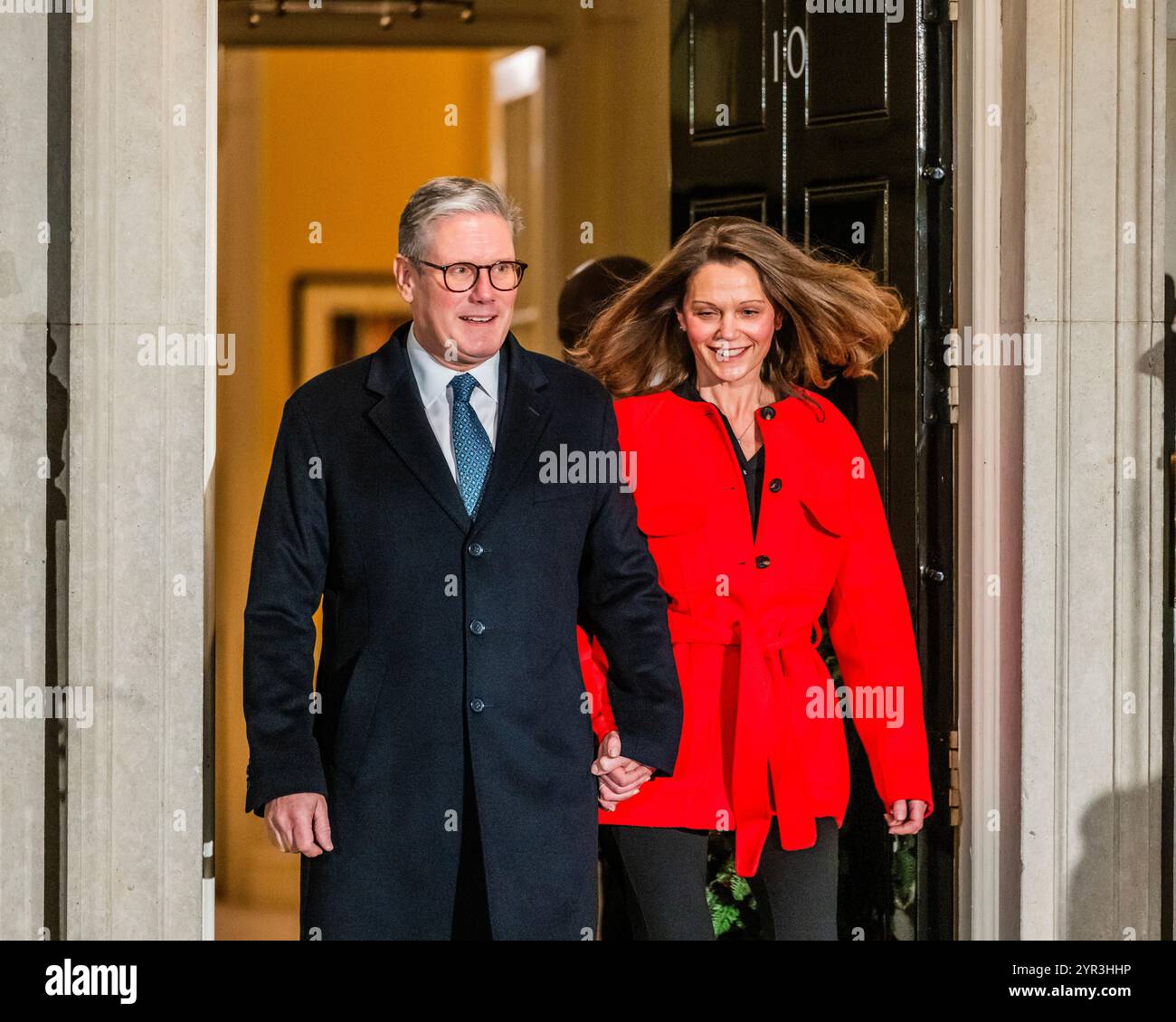London, UK. 2 Dec 2024. The Prime Minister Sir Keir and Mrs Starmer ...