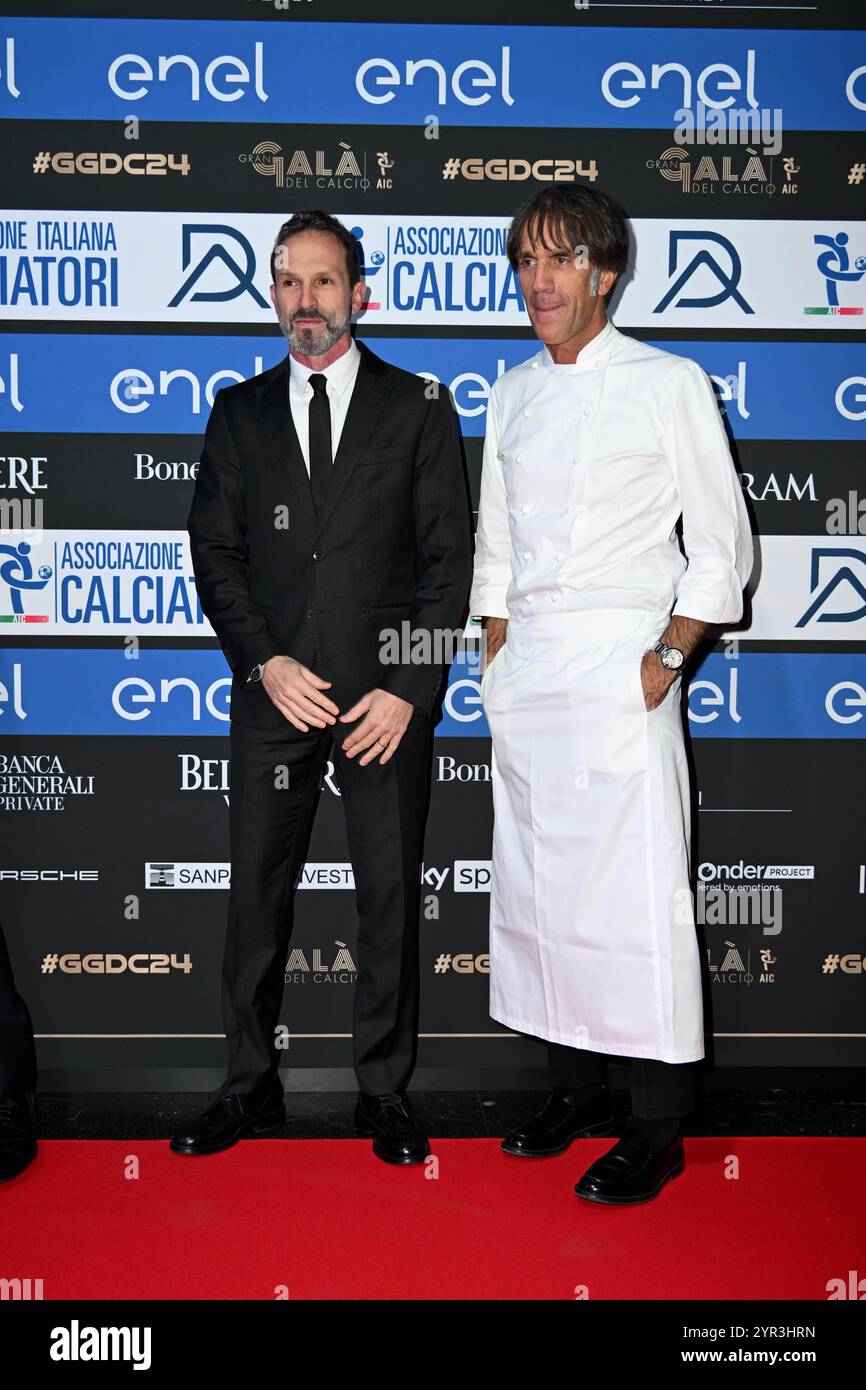 Milano, Galà del Calcio 2024.nella foto Davide Oldani, Umberto Calcagno Stock Photo - Alamy