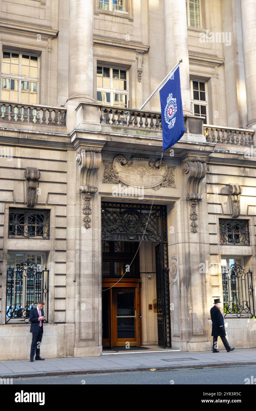 Entrance of the Royal Automobile Club Pall Mall London England Stock ...