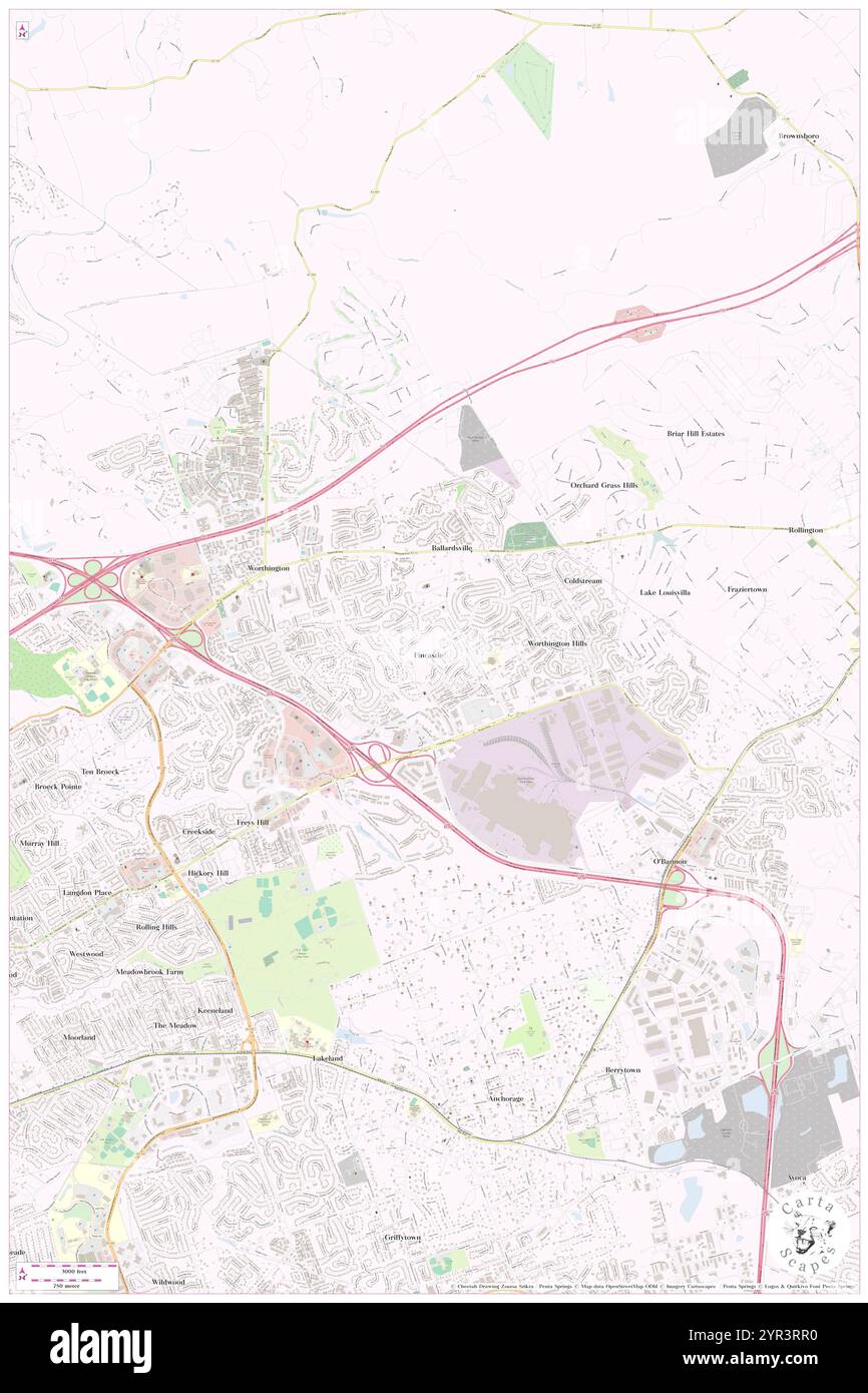Map of fincastle hi-res stock photography and images - Alamy