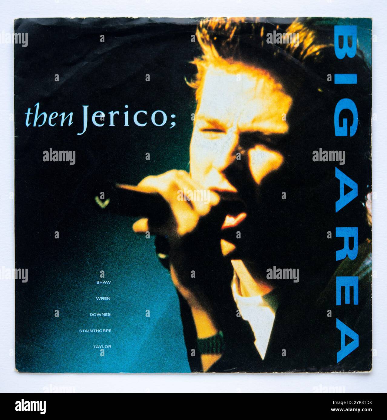 Picture cover of the seven inch single version of Big Area by Then ...