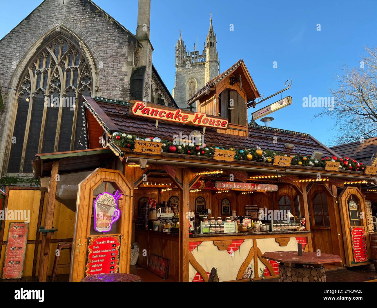 Pancake House at the German Style Christmas Market on Working Street ...