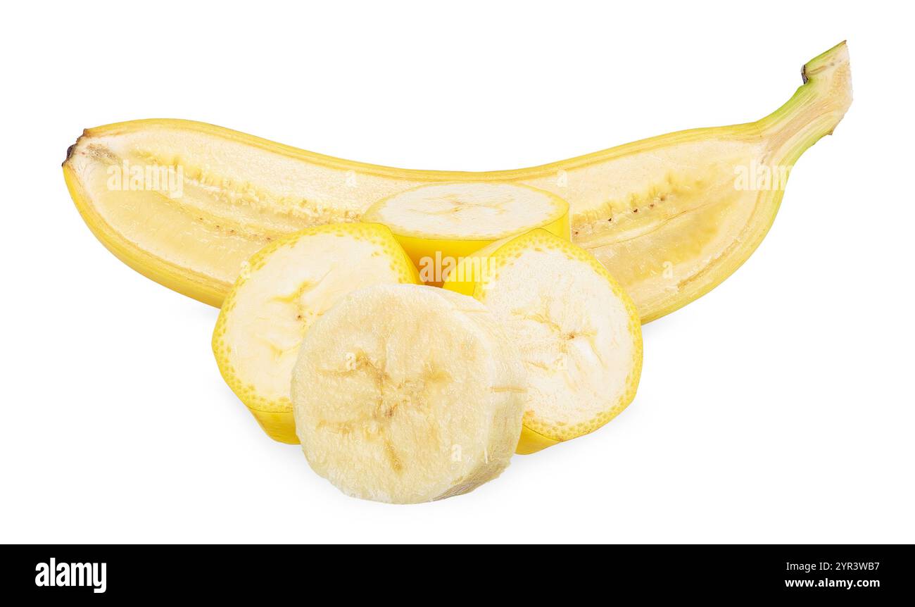 Sliced banana isolated hi-res stock photography and images - Alamy