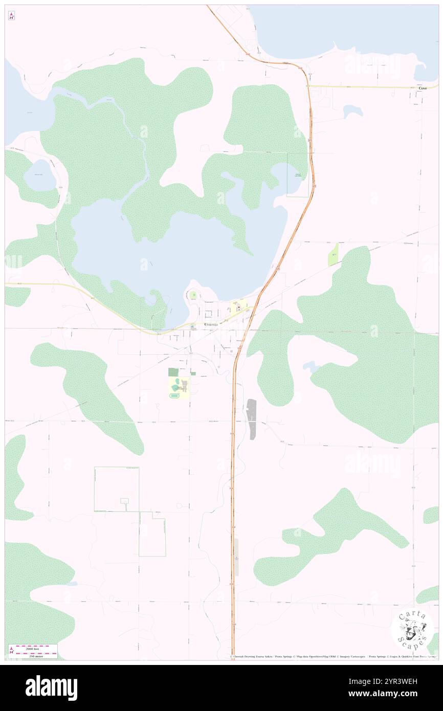 Map of onamia Cut Out Stock Images & Pictures - Alamy