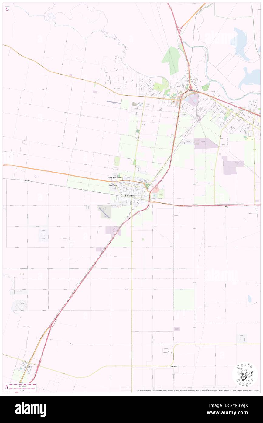 Robstown map Cut Out Stock Images & Pictures - Alamy