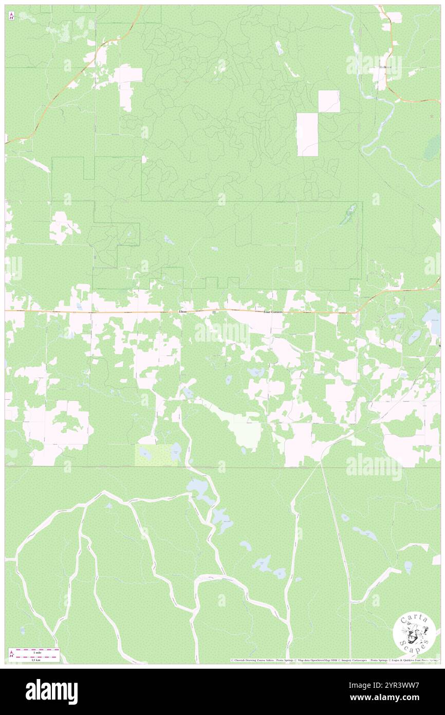 Town of evergreen Cut Out Stock Images & Pictures - Alamy