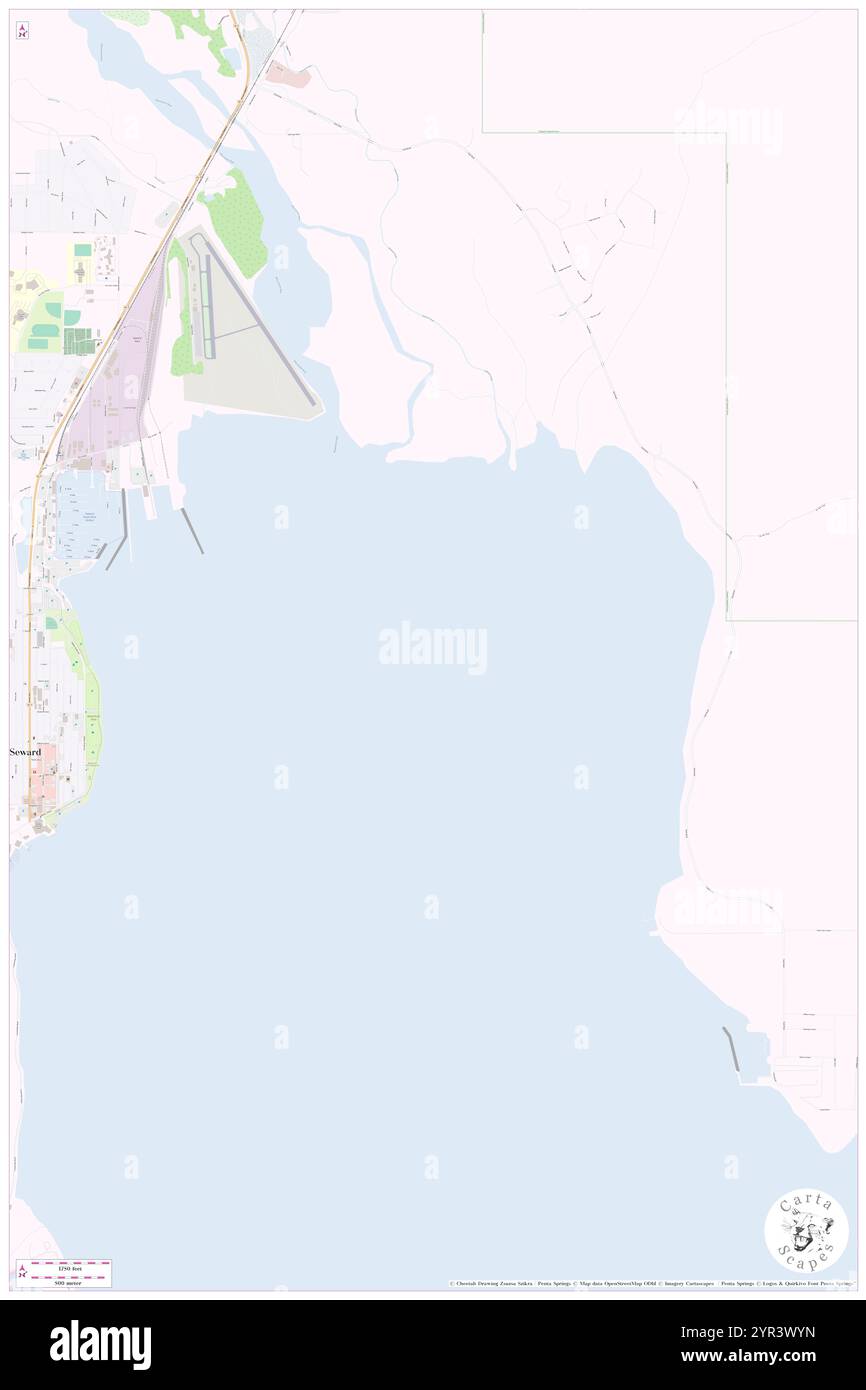 Seward alaska map Cut Out Stock Images & Pictures - Alamy