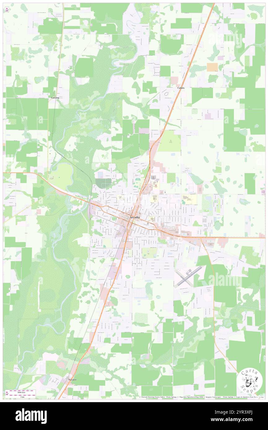 Desoto county map hi-res stock photography and images - Alamy