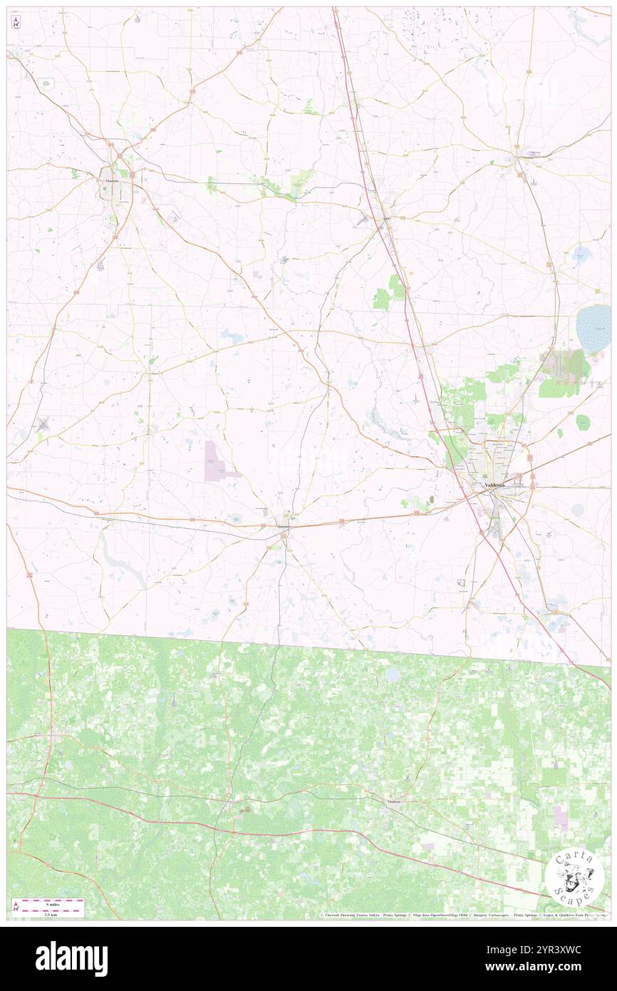 Brooks georgia map hi-res stock photography and images - Alamy