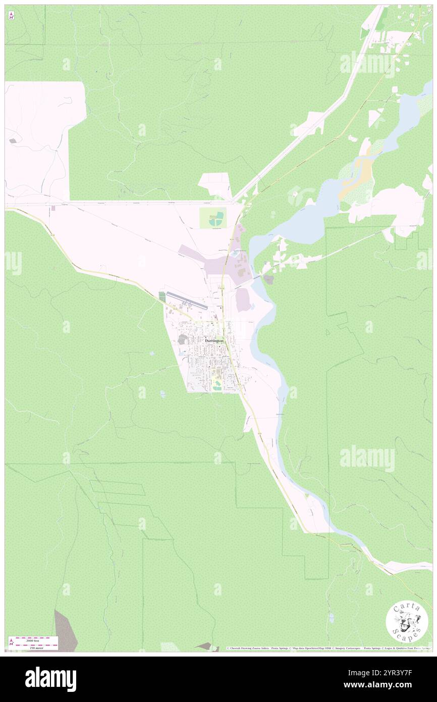 Darrington washington map Cut Out Stock Images & Pictures - Alamy