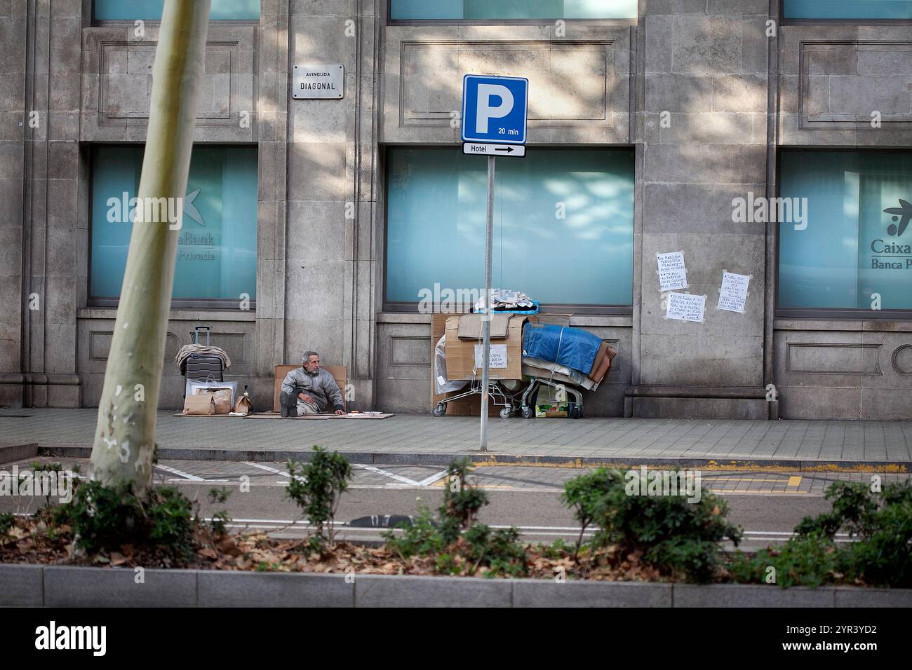 Anti homeless sign hi-res stock photography and images - Alamy