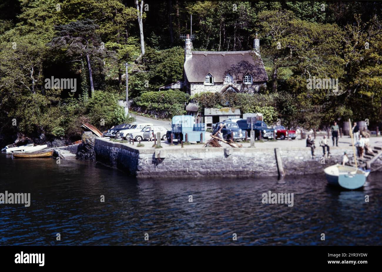Historical photo of Ferry Cottage in 1960s, Greenway Quay, River Dart ...