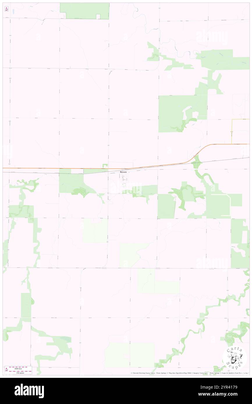 Map of revere Cut Out Stock Images & Pictures - Alamy