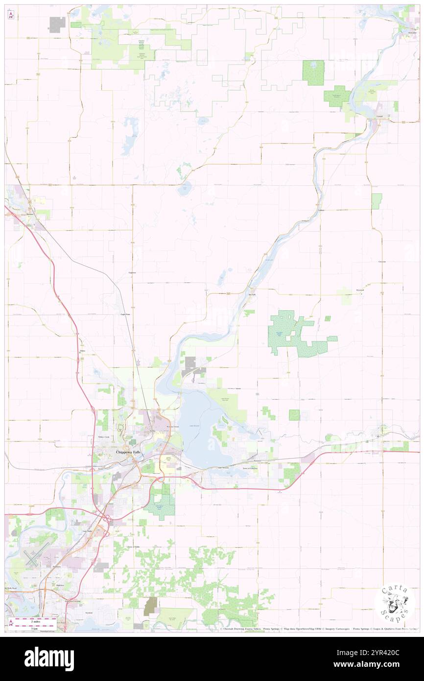 Eagle wisconsin map Cut Out Stock Images & Pictures - Alamy