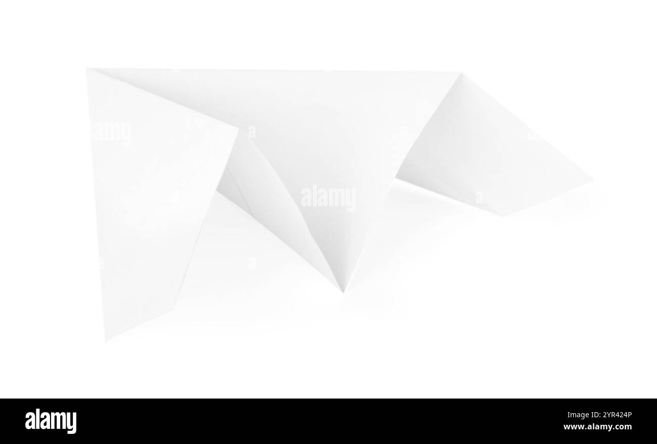 Flying on paper plane Black and White Stock Photos & Images - Alamy