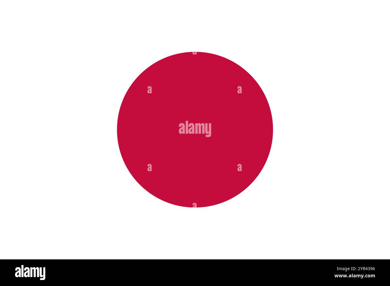 Japan flag in official colors, dimensions and aspect ratio. Vector flag ...