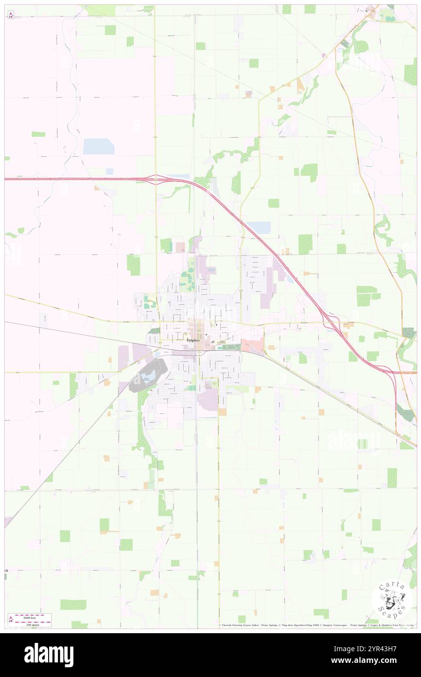 Delphos ohio map Cut Out Stock Images & Pictures - Alamy