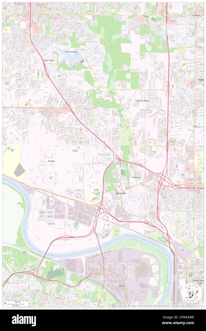 Map of houston missouri Cut Out Stock Images & Pictures - Alamy