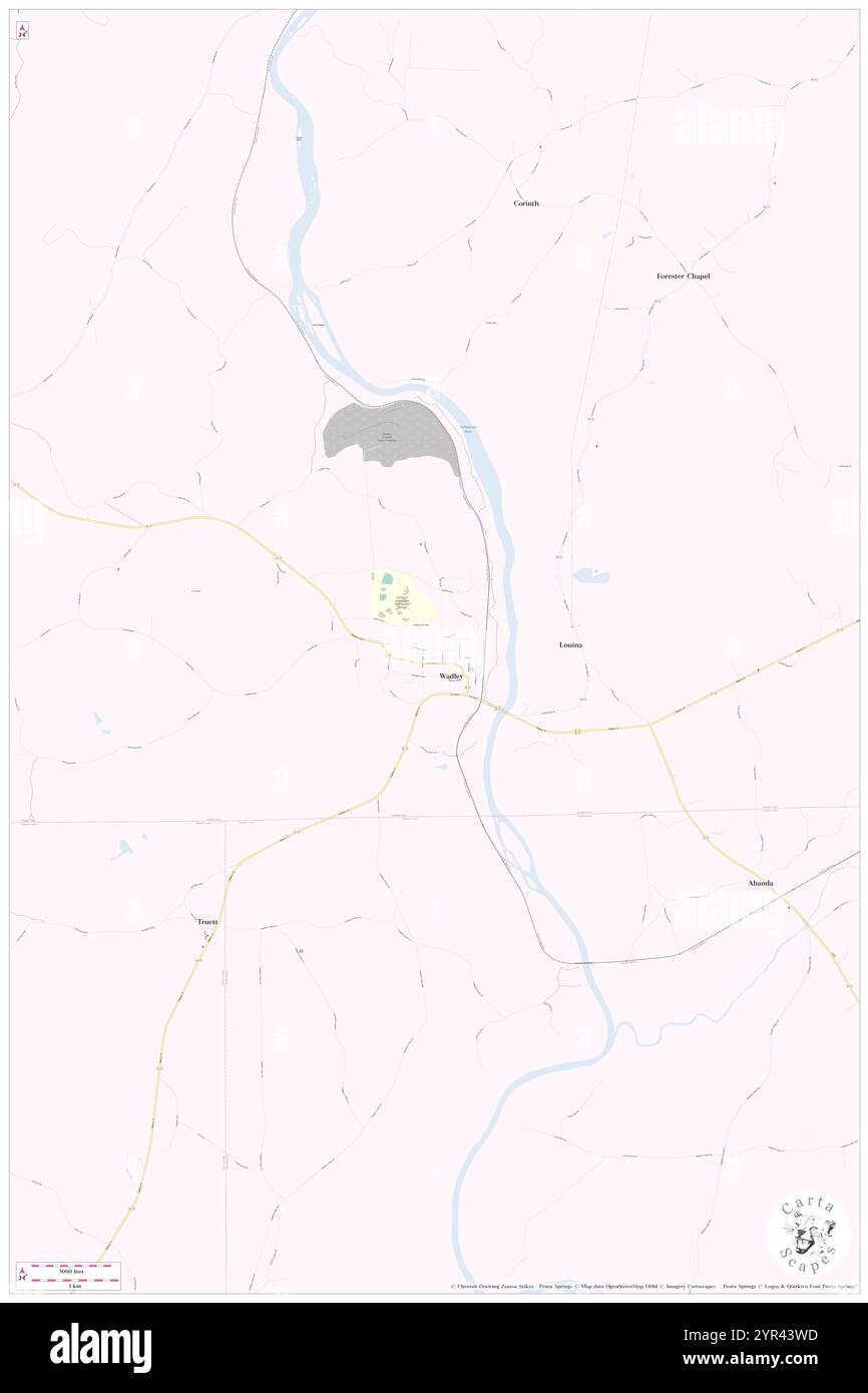 Wadley alabama map Cut Out Stock Images & Pictures - Alamy