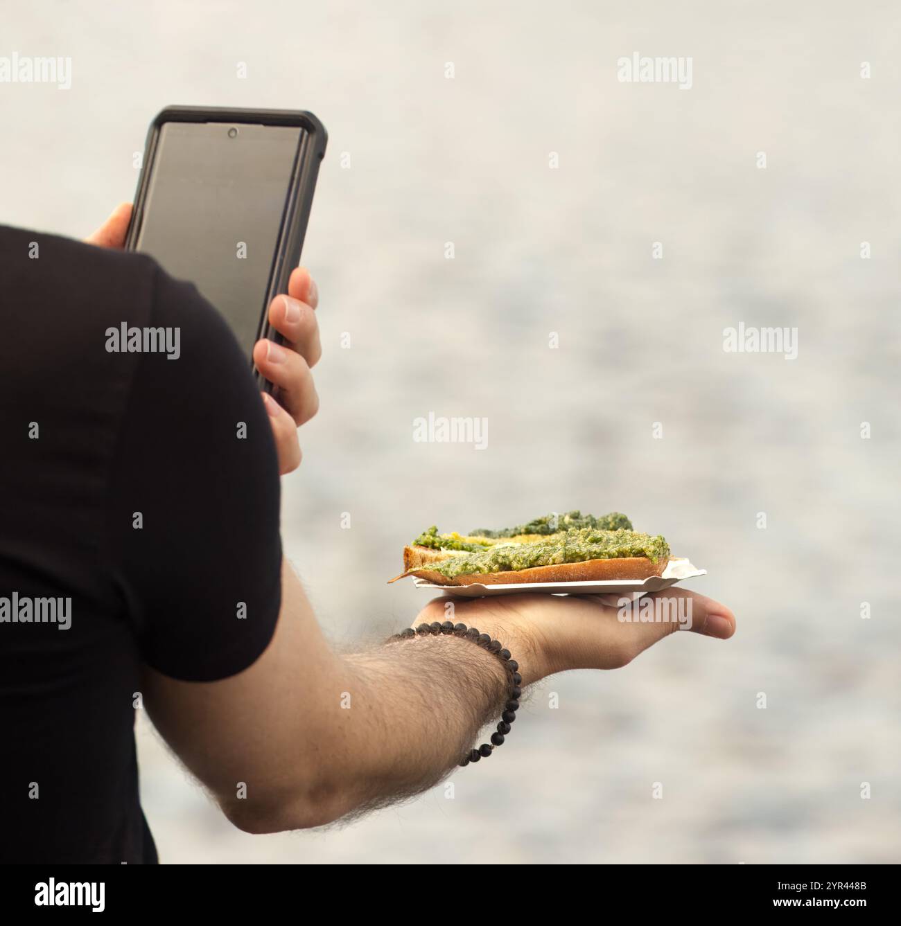 Man photographing food digital hi-res stock photography and images - Alamy