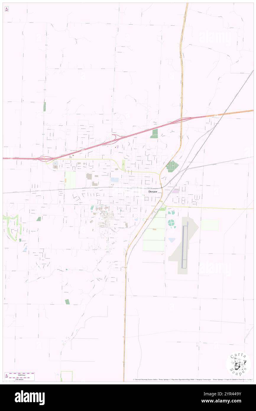 Dexter missouri map Cut Out Stock Images & Pictures - Alamy