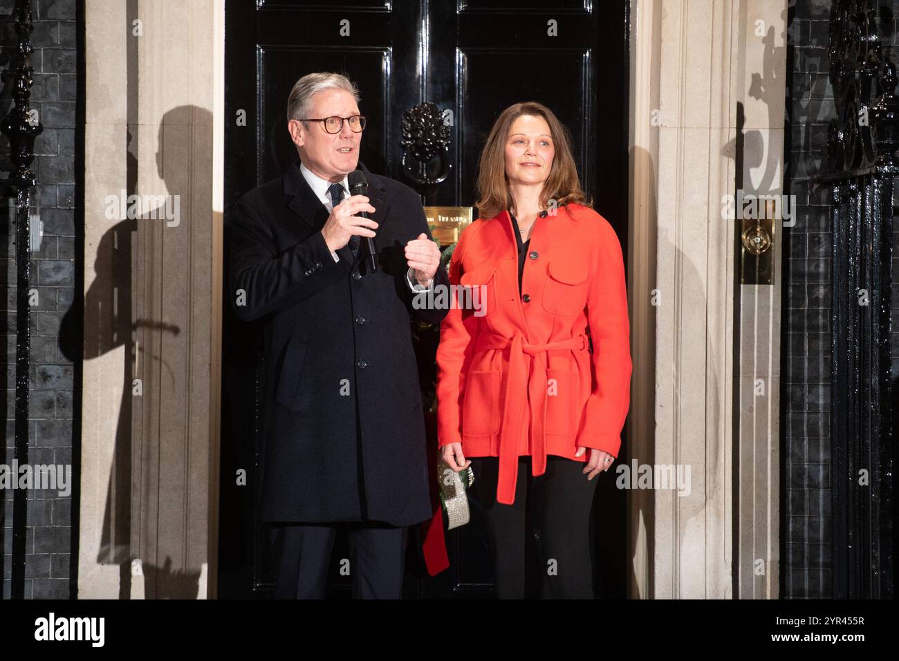 British prime minister sir keir starmer and wife victoria starmer hi ...