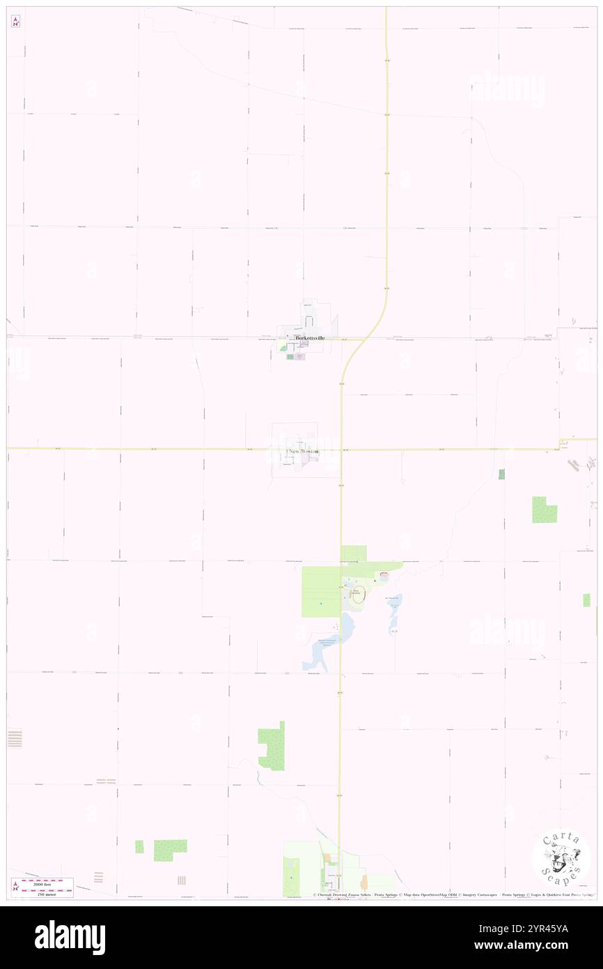 Map of weston ohio Cut Out Stock Images & Pictures - Alamy