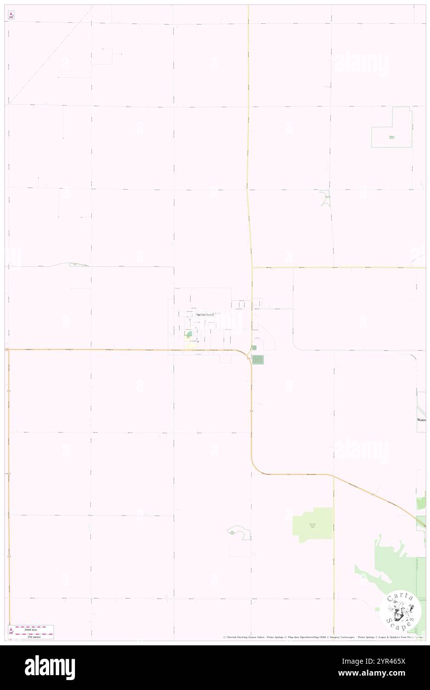 Sutherland iowa map Cut Out Stock Images & Pictures - Alamy