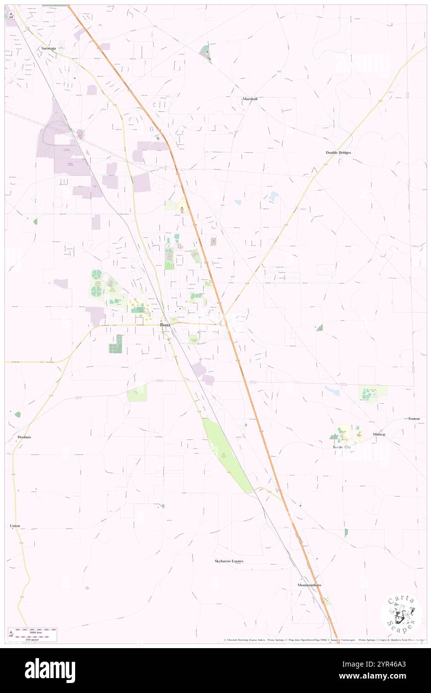 Boaz alabama map Cut Out Stock Images & Pictures - Alamy