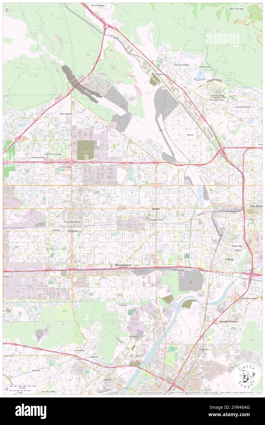 Rialto map Cut Out Stock Images & Pictures - Alamy