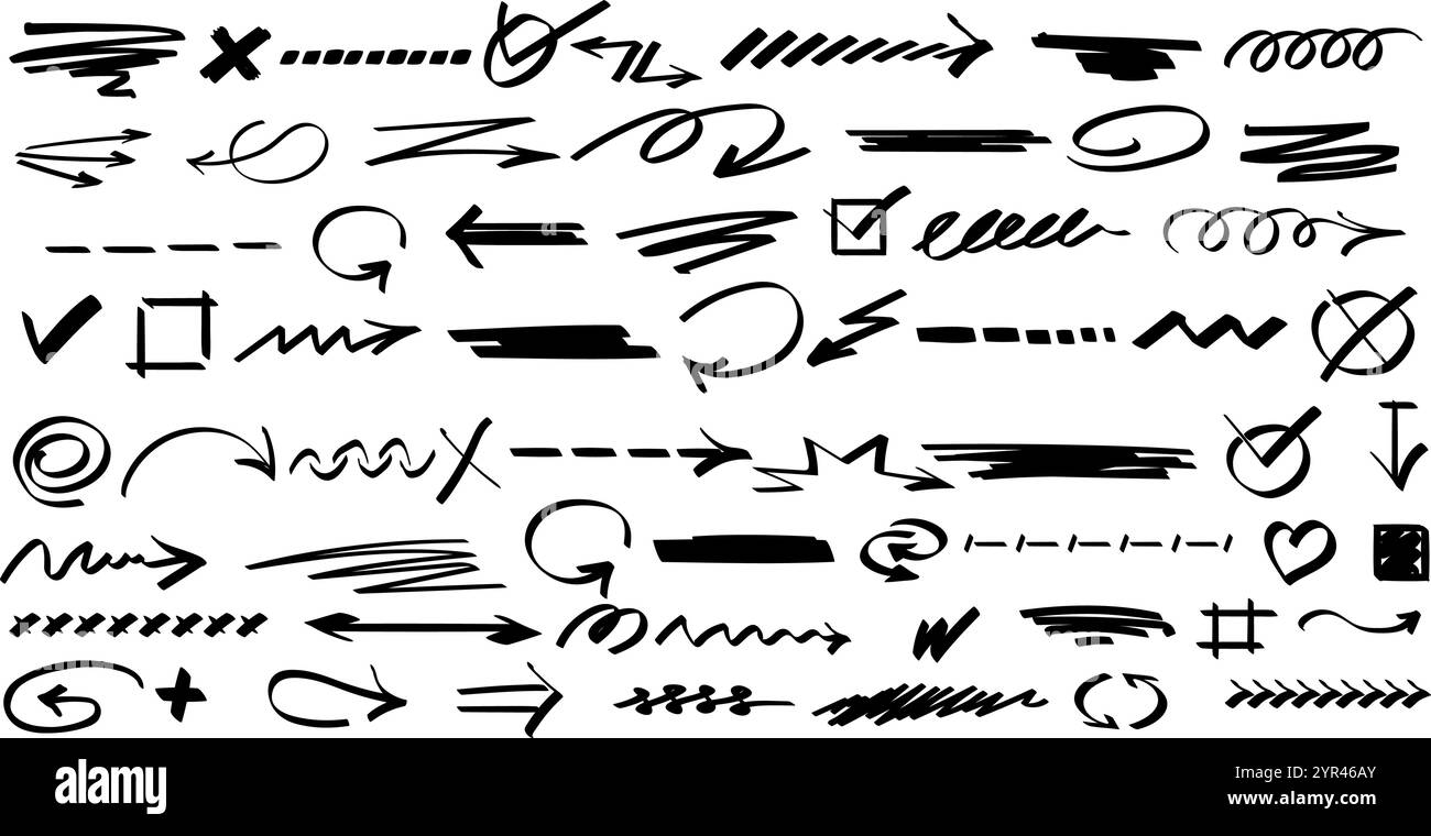 Brushstroke writing Stock Vector Images - Alamy