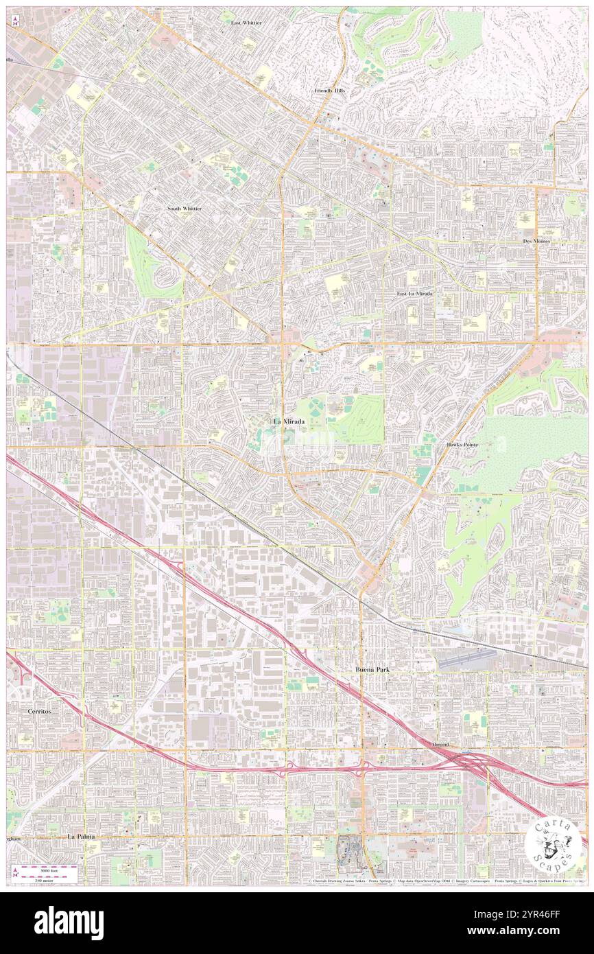 City la mirada maps hi-res stock photography and images - Alamy